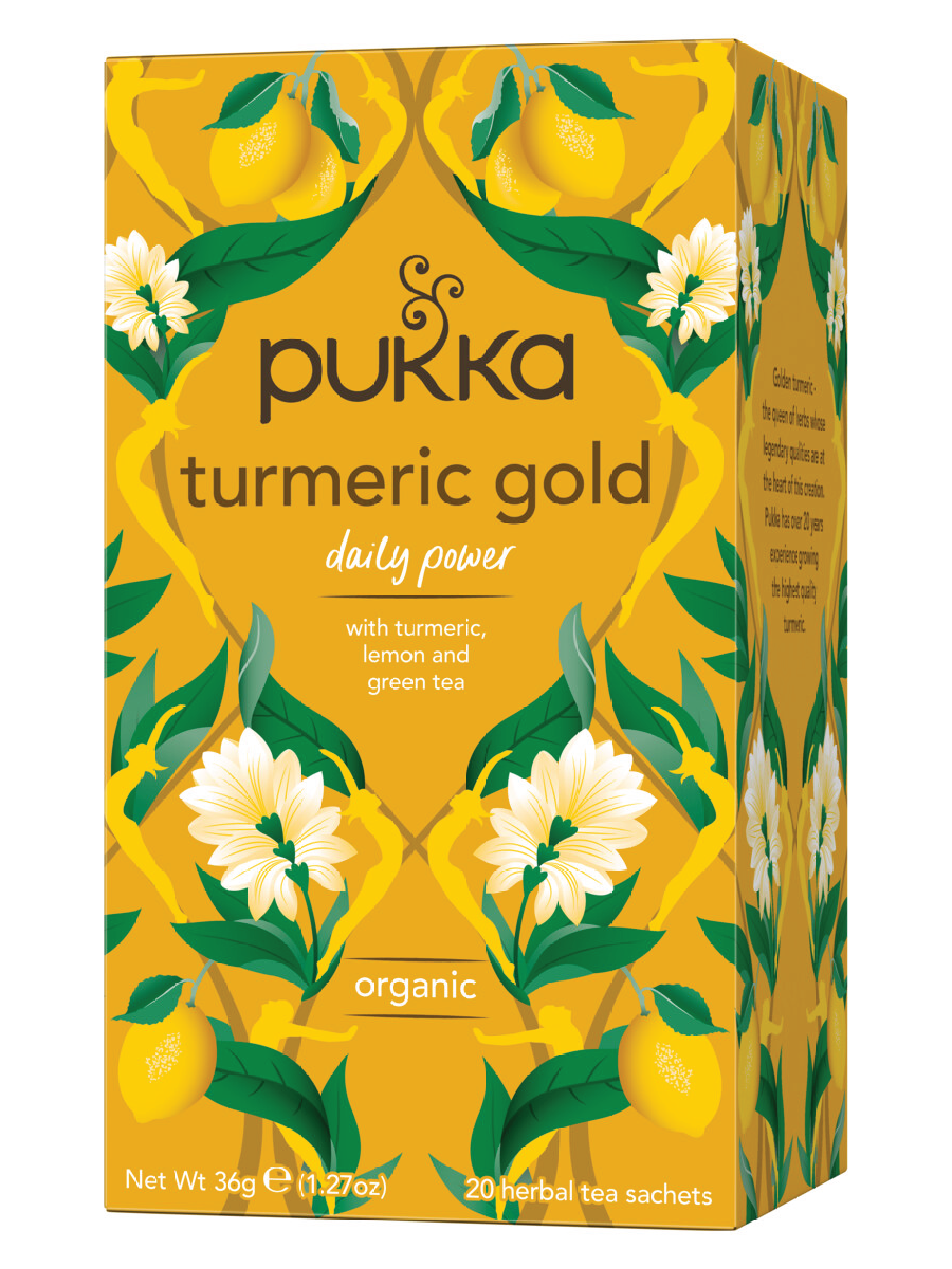 Pukka Te, Turmeric Gold, 20 stk - Mat og produksjon - Farmasiet.no
