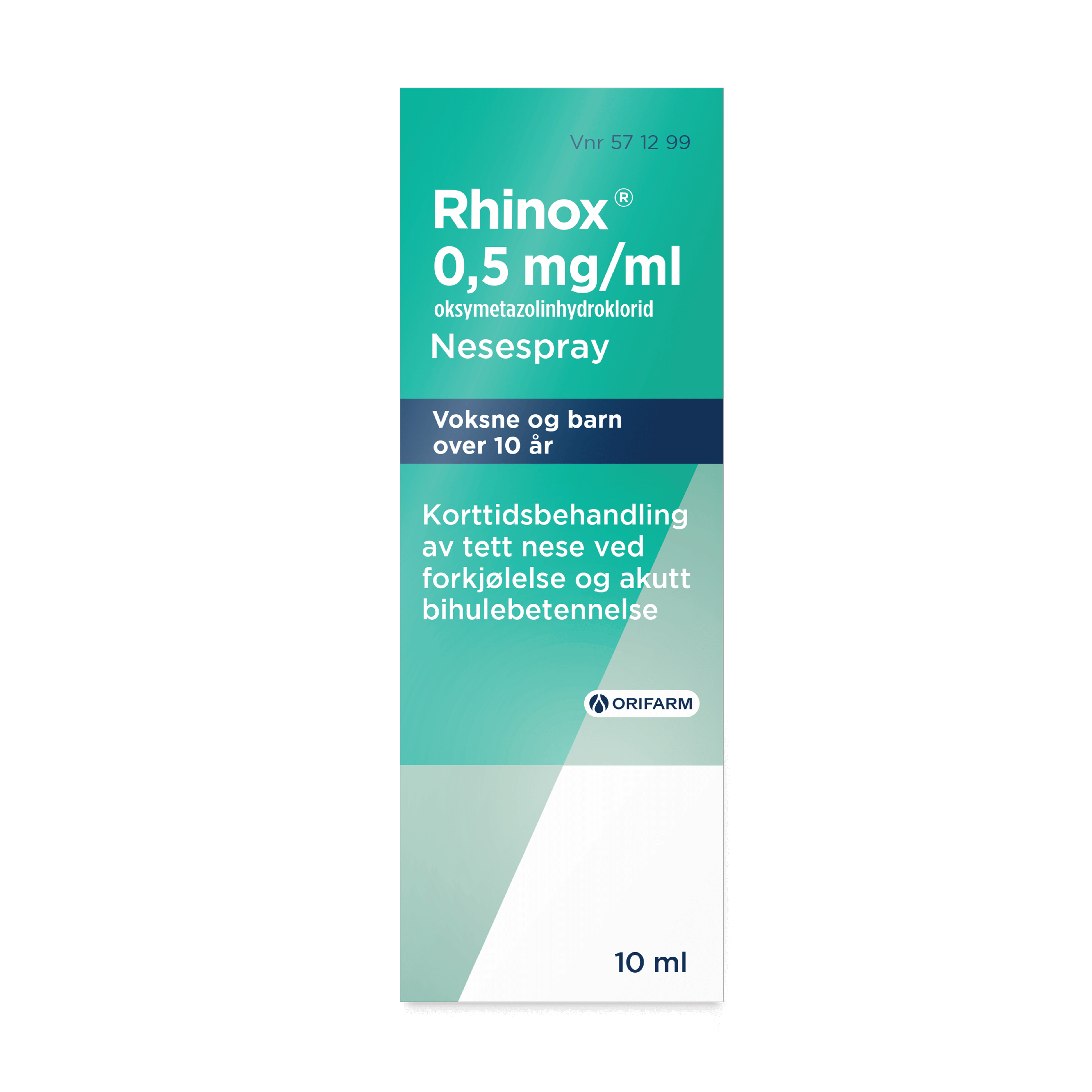 Rhinox Nesespray 0,5mg/ml, 10 ml - Nesespray og nesedråper - Farmasiet.no