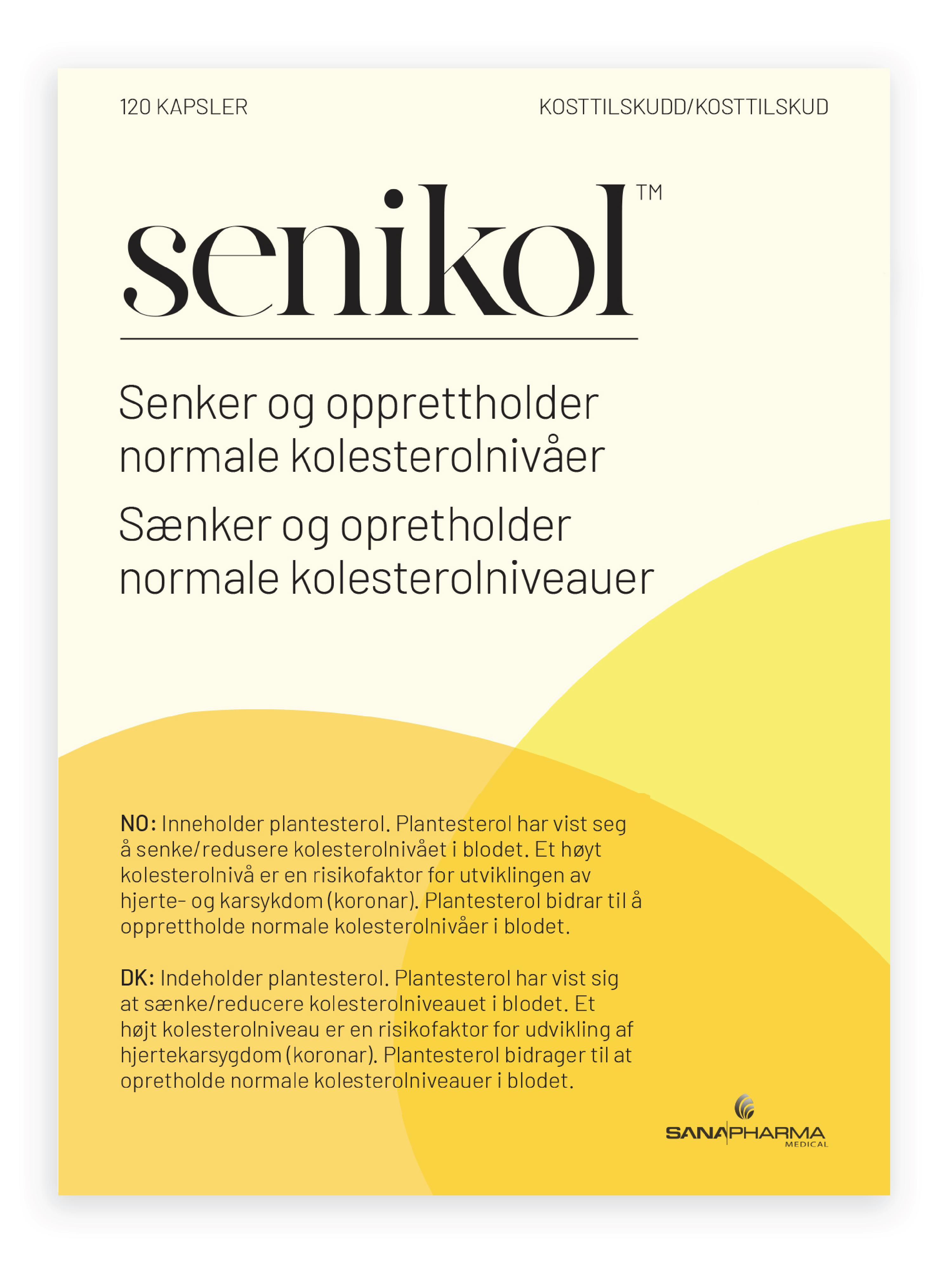 Senikol Kapsler, 120 stk. - Plantebaserte legemidler og naturmidler ...