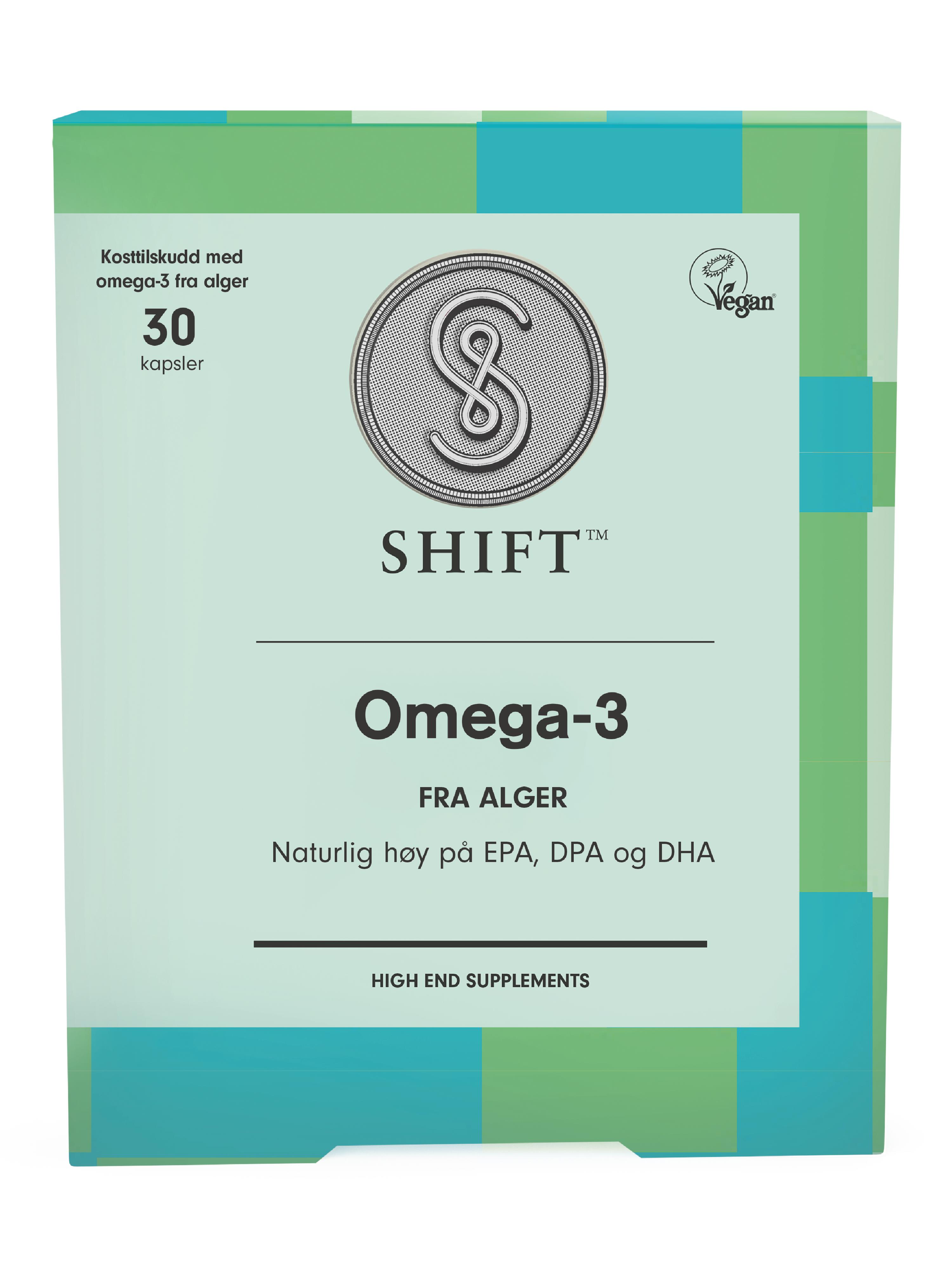 SHIFT Omega-3 Kapsler, 30 stk. - Tran og omegaprodukter - Farmasiet.no