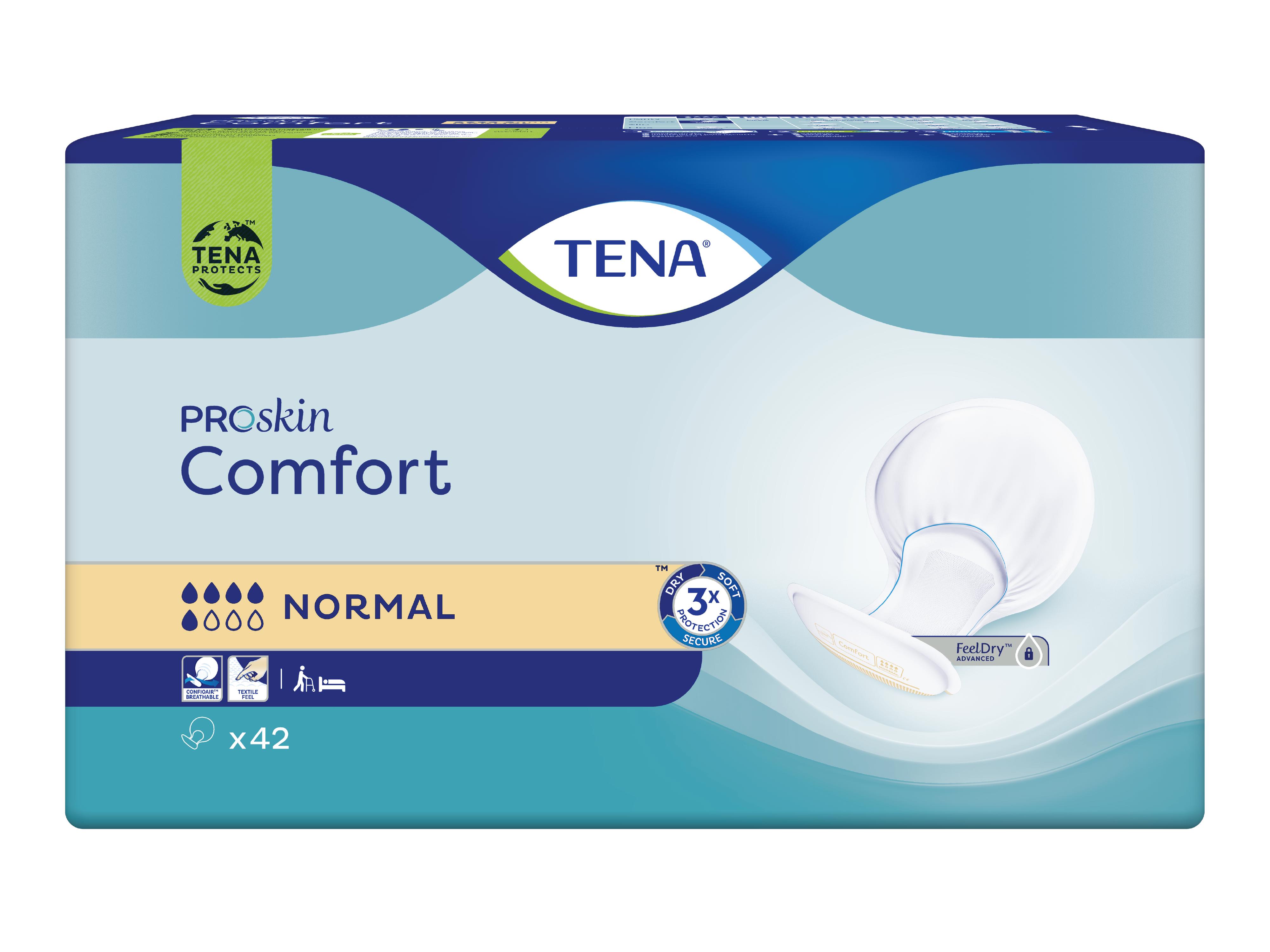 Tena Comfort Normal, Normal, 42 stk. - Alt av bind og bleier - Farmasiet.no