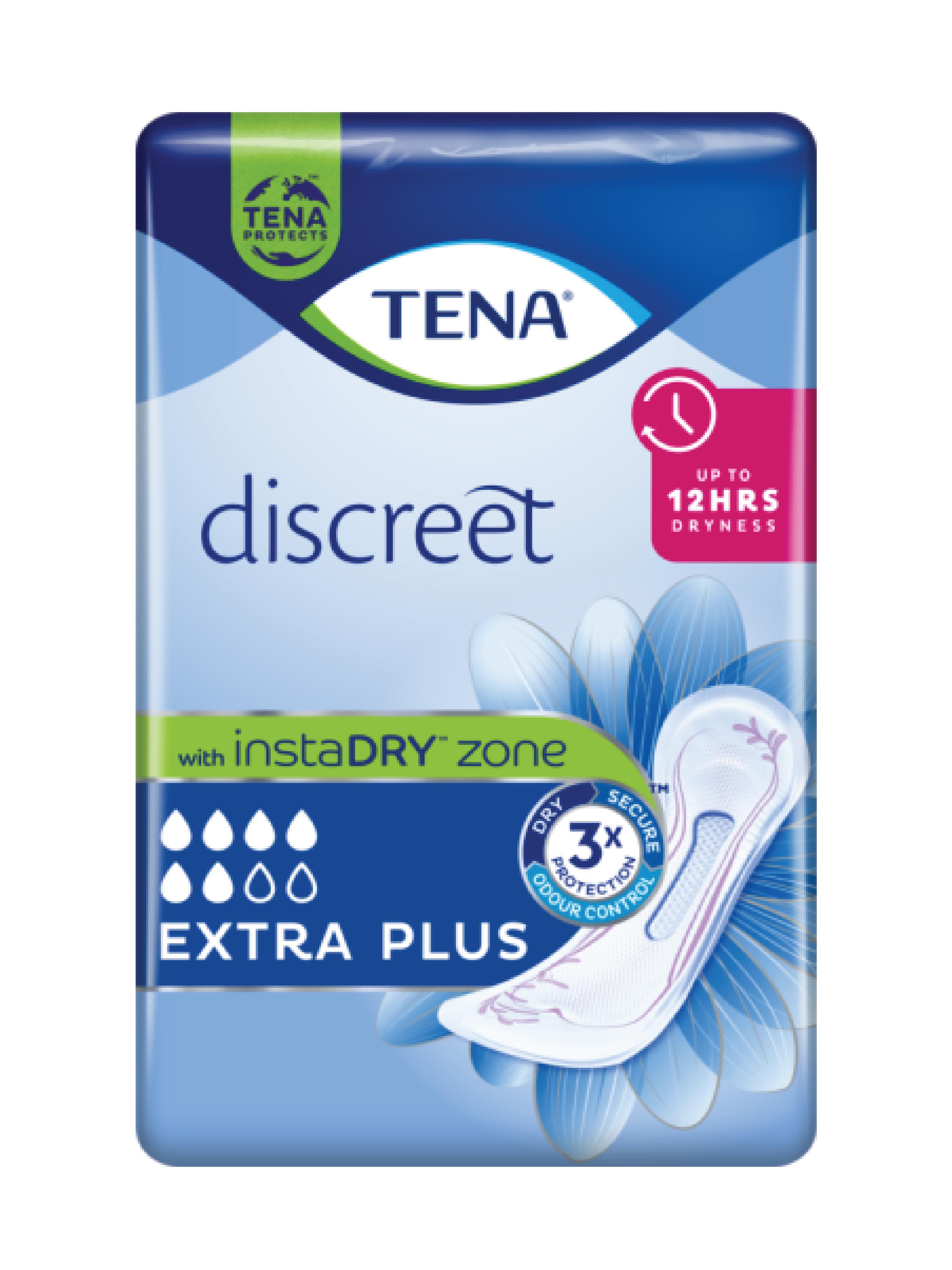 Tena Discreet Extra Plus InstaDry, 16 stk. - Lett Inkontinens ...
