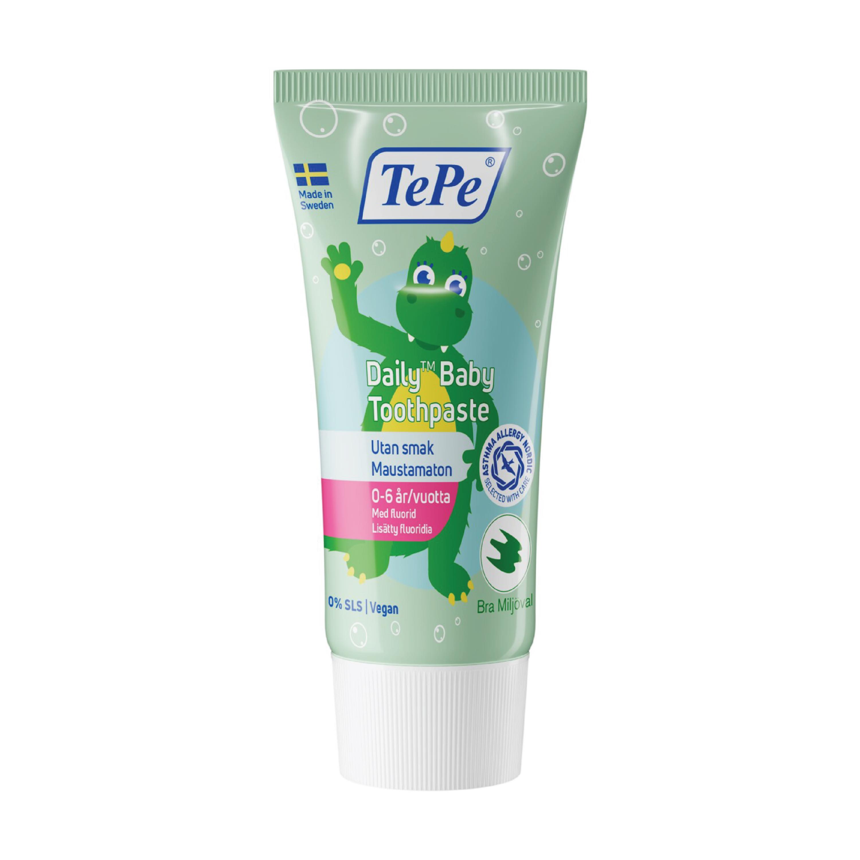TePe Daily™ Baby Toothpaste, 50 ml - Tannkrem - Farmasiet.no