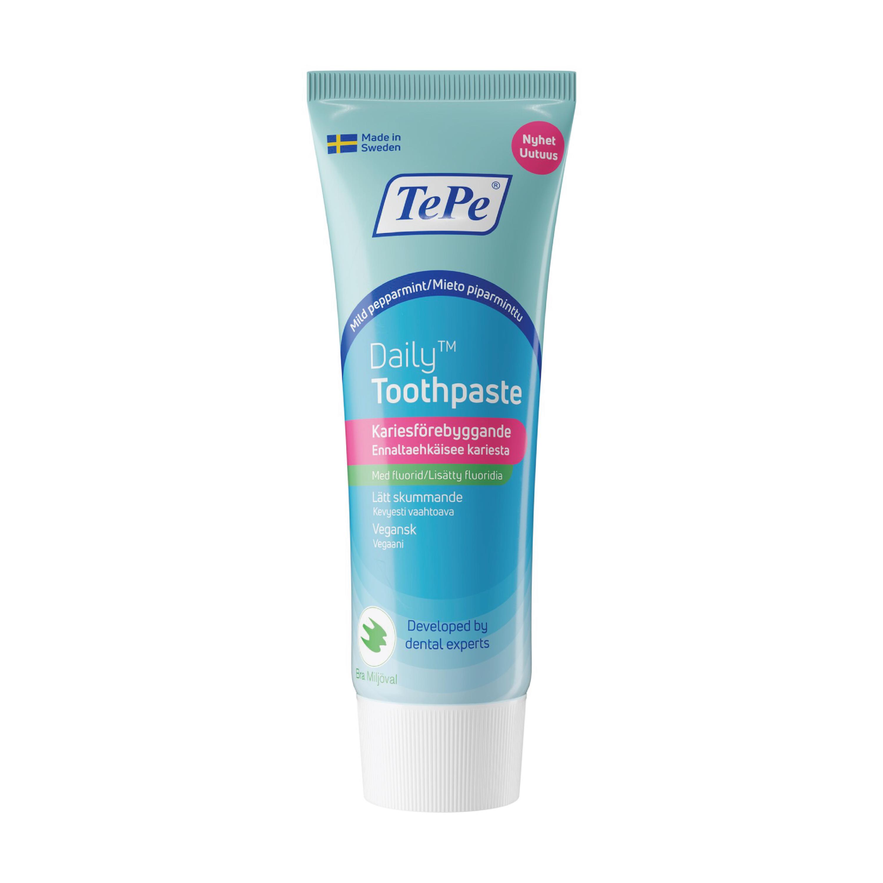 TePe Daily Toothpaste, 75 ml - Tannkrem - Farmasiet.no