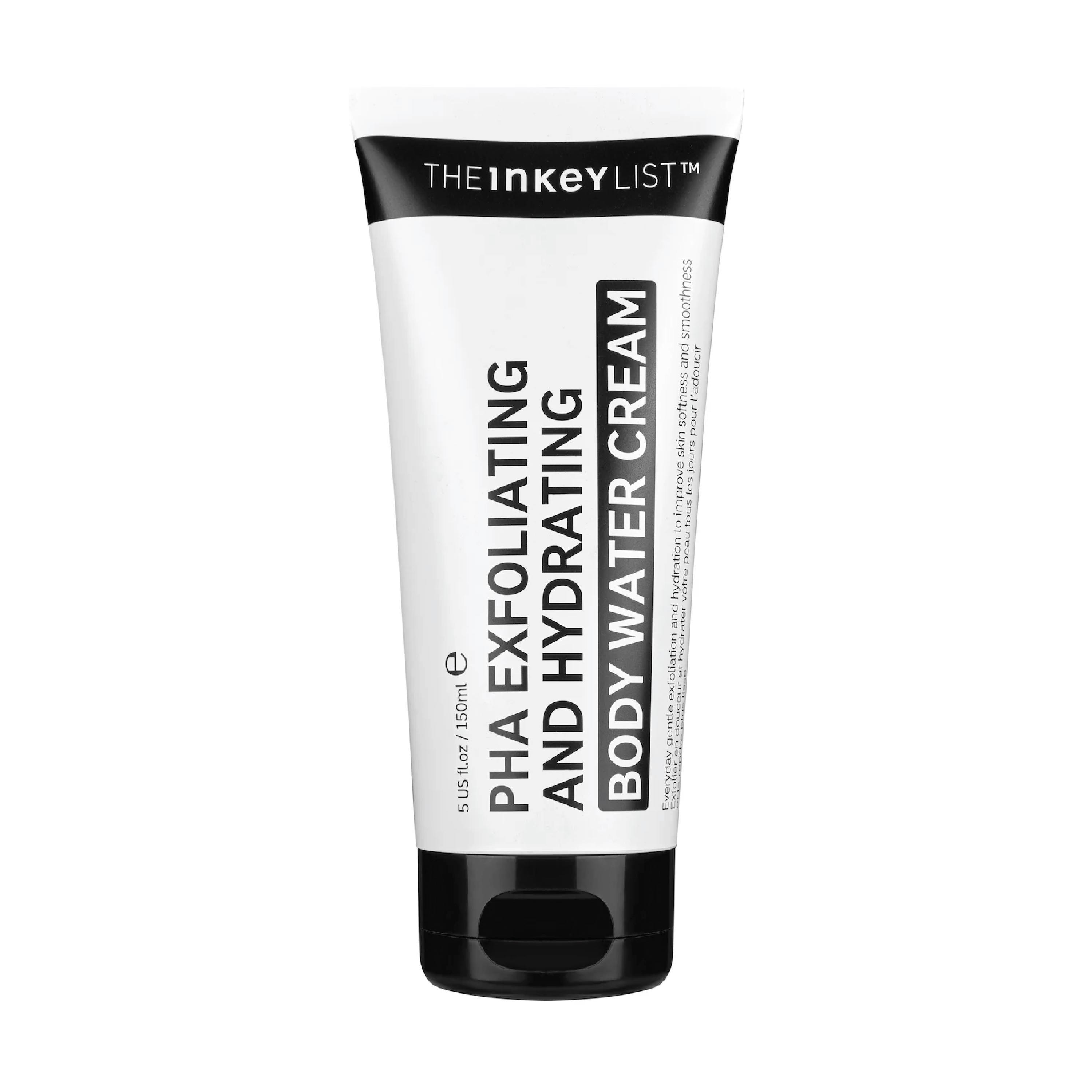 The Inkey List PHA Exfoliating and Hydrating Body Water Cream, 150 ml ...