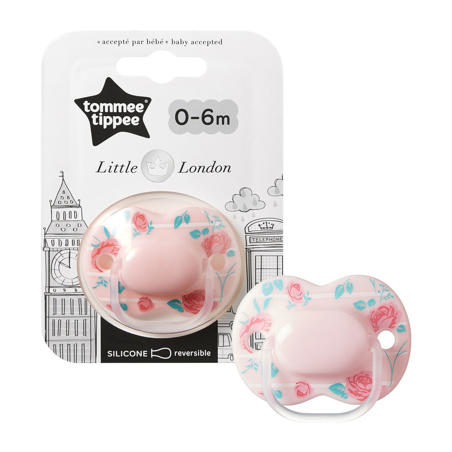 Tommee Tippee Little London Smokk, 0–6 mnd, rosa, 1 stk. - Smokker ...