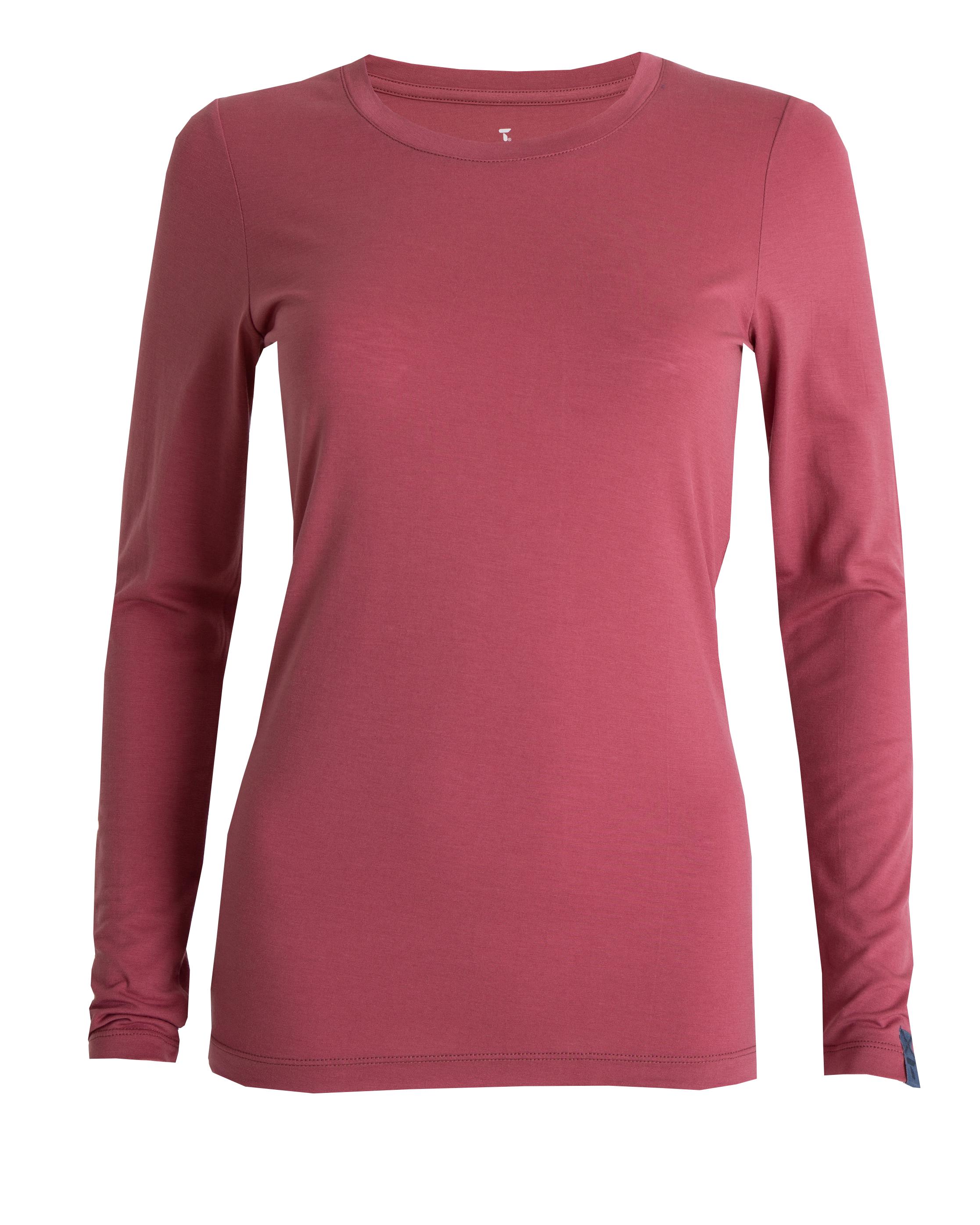 Tufte W Light Wool Long Sleeve RoanRouge, 1 stk. - Klær - Farmasiet.no
