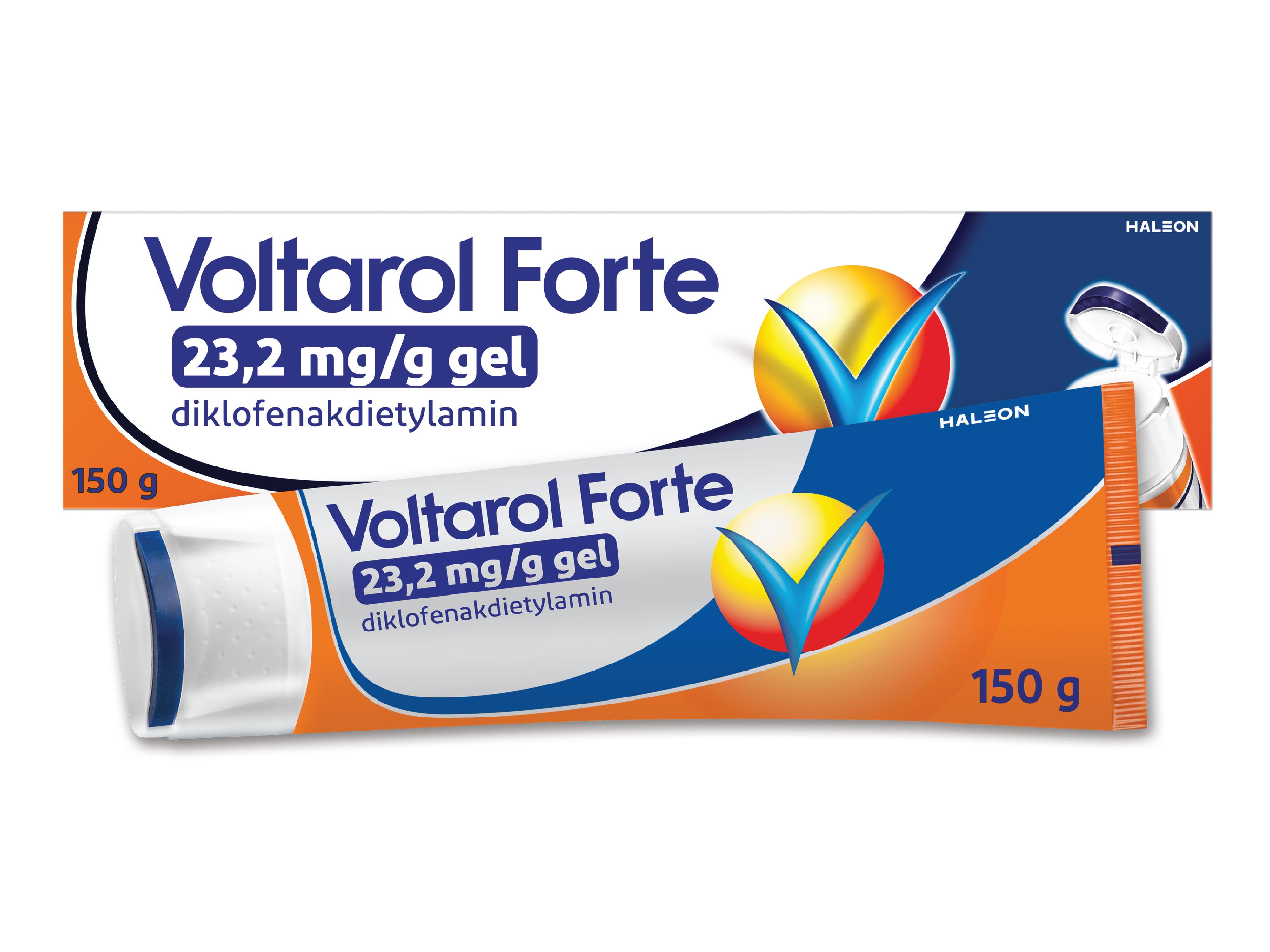 Voltarol Forte Gel 23,2 mg/gram, 150 g. - Forstuelse - Farmasiet.no