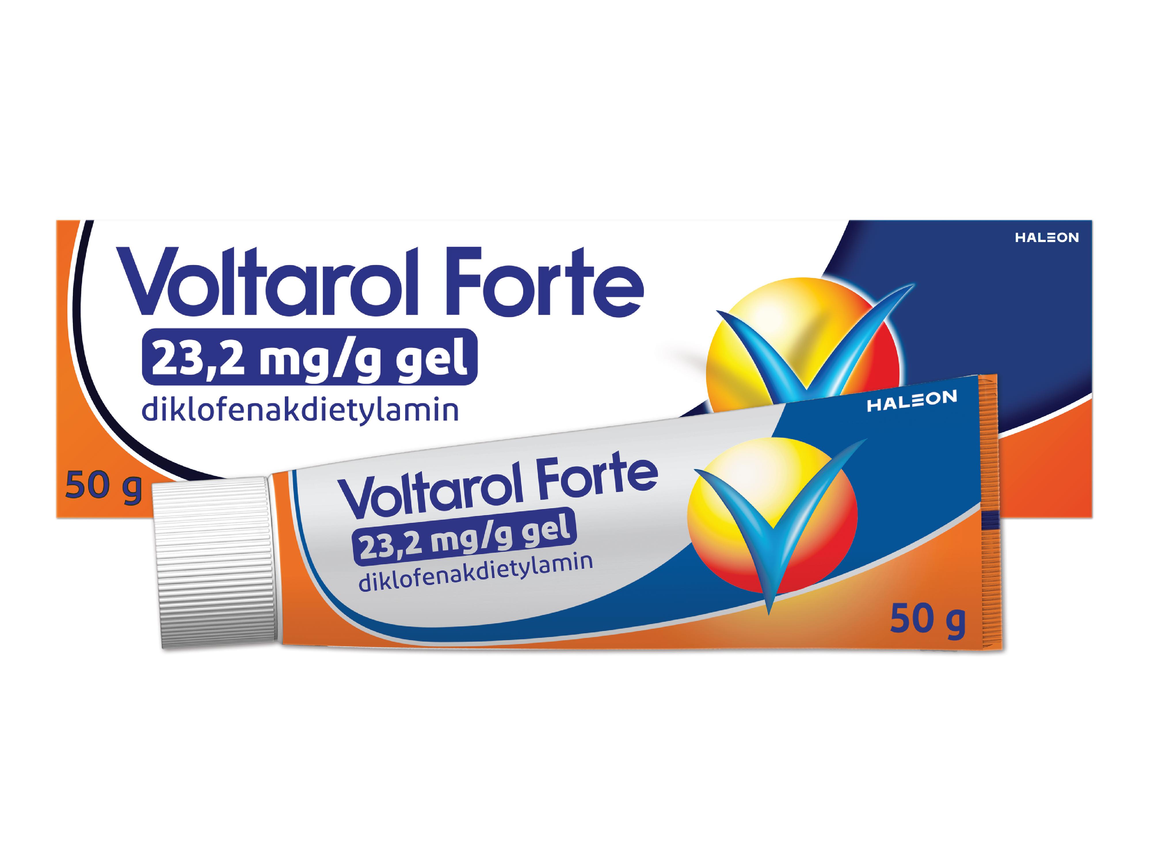 Voltarol Forte Gel 23,2 mg/gram, 50 g. - Forstuelse - Farmasiet.no