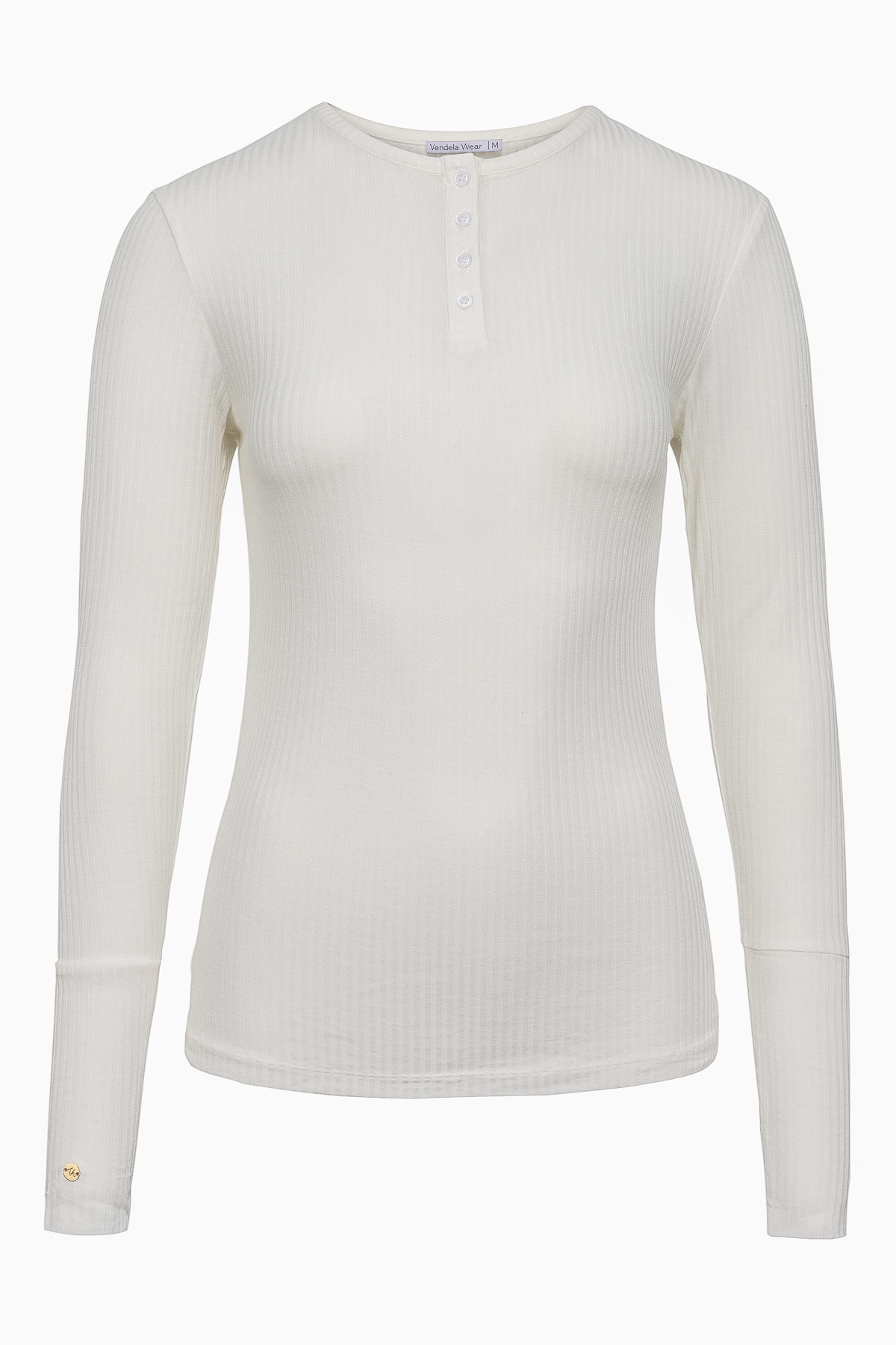 Vendela Wear Iku Rib Top, Blanc, 1 stk. - Klær - Farmasiet.no