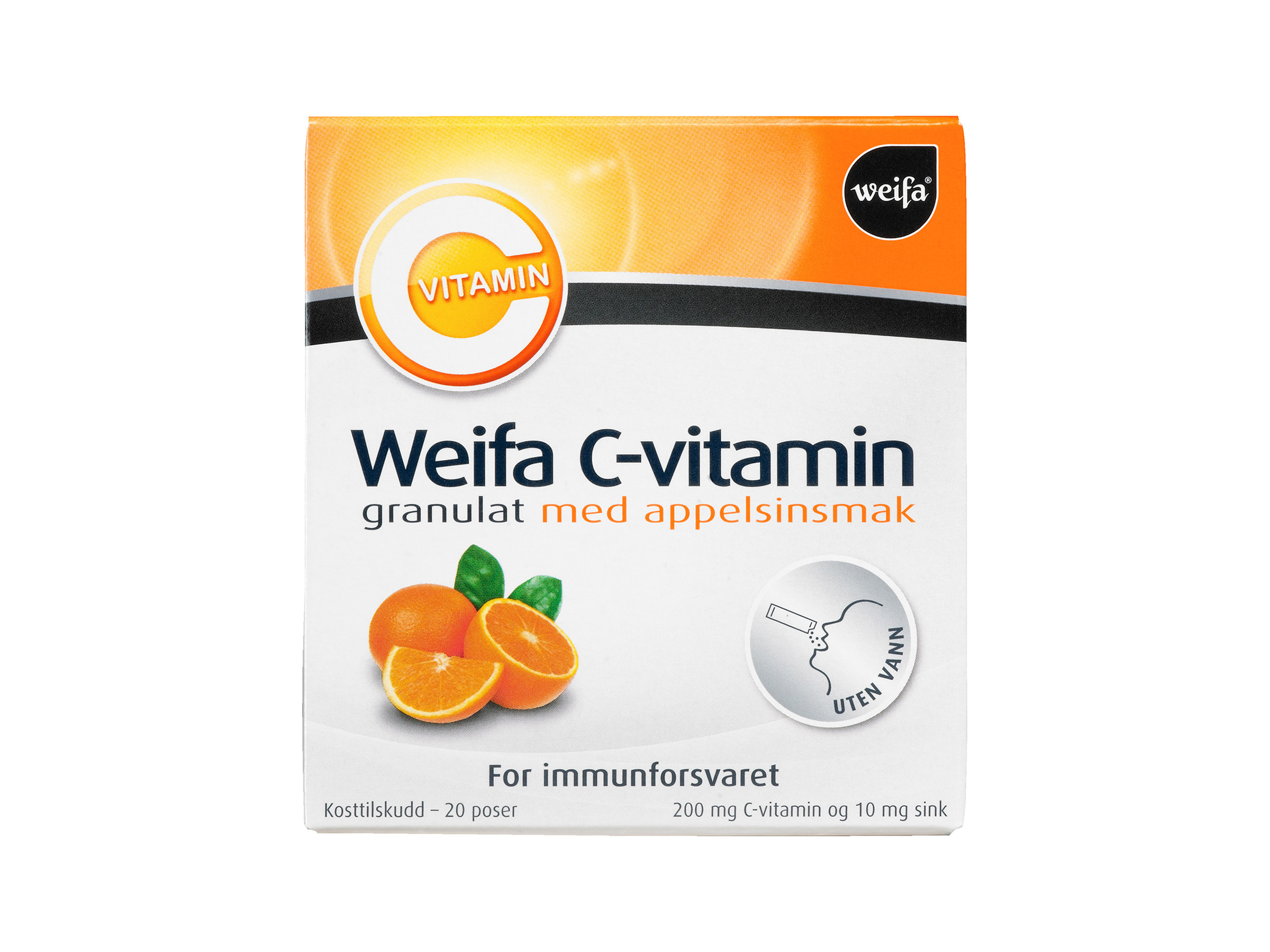 Weifa granulat, 20 poser - Vitaminer og mineraler - Farmasiet.no