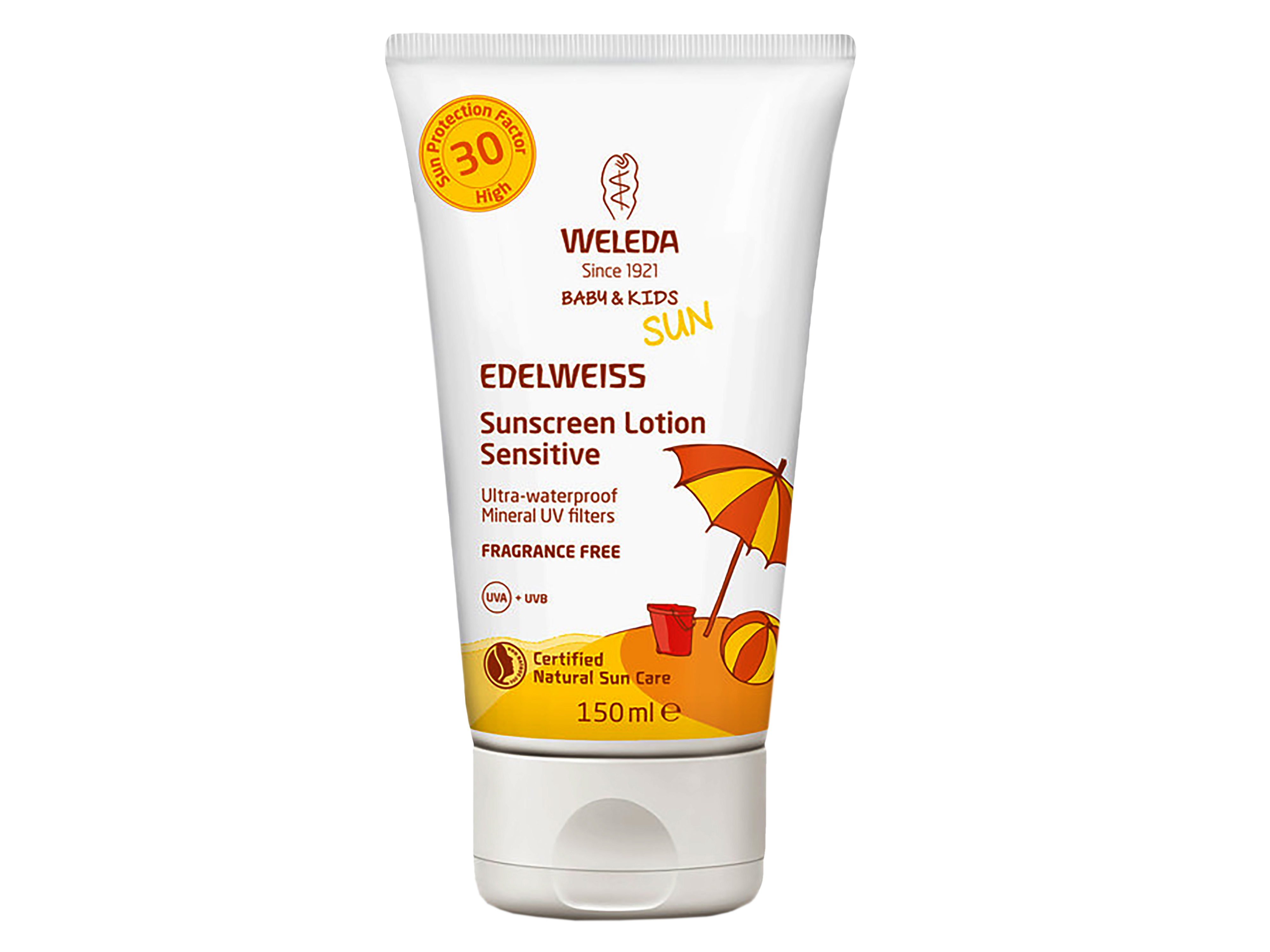 Weleda Edelweiss Sun Lotion Baby & Kids, SPF 30, 150 ml - Solkrem ...