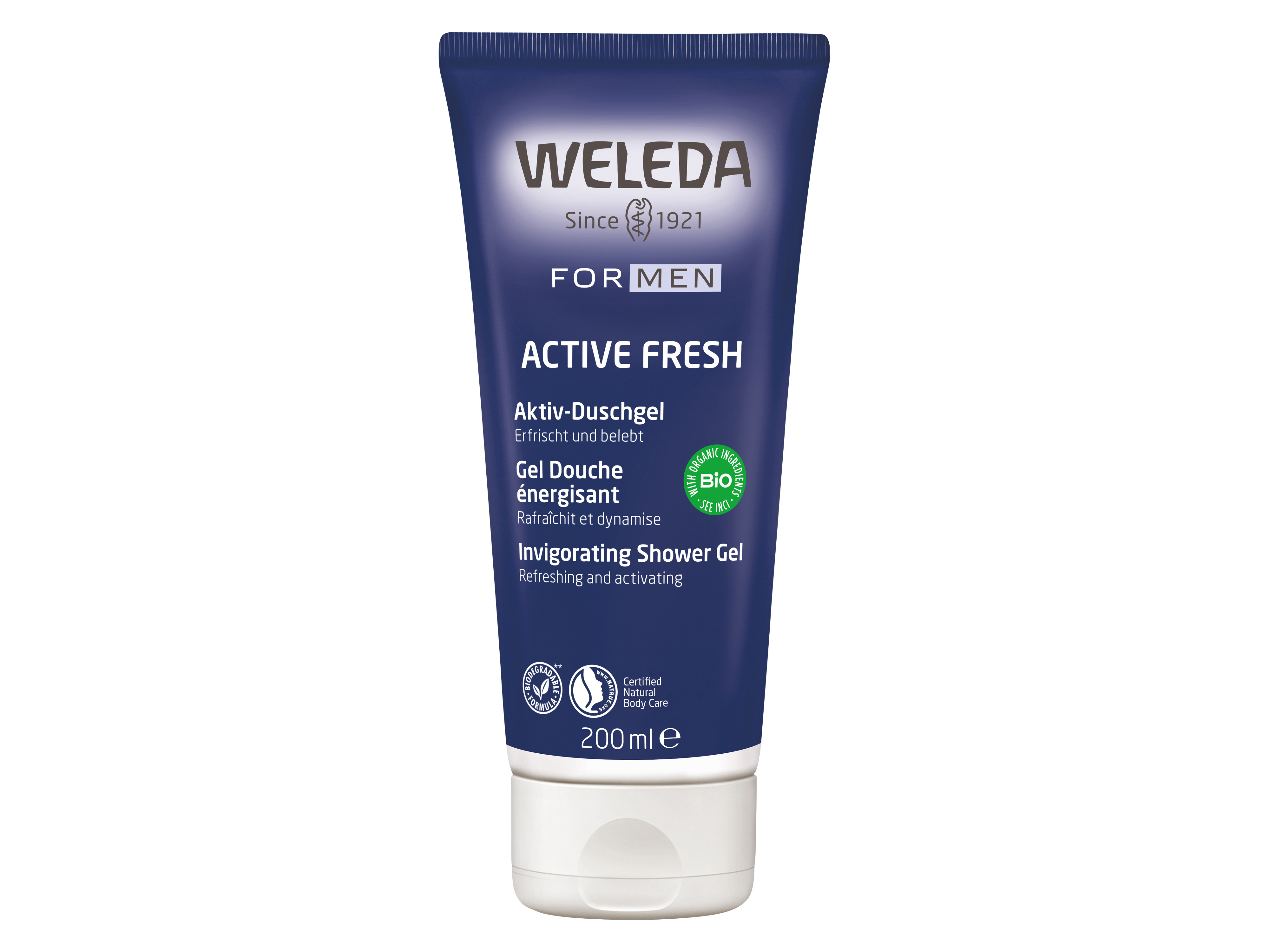 Weleda For Men Active Fresh Invigorating Shower Gel, 200 ml - Dusj og ...