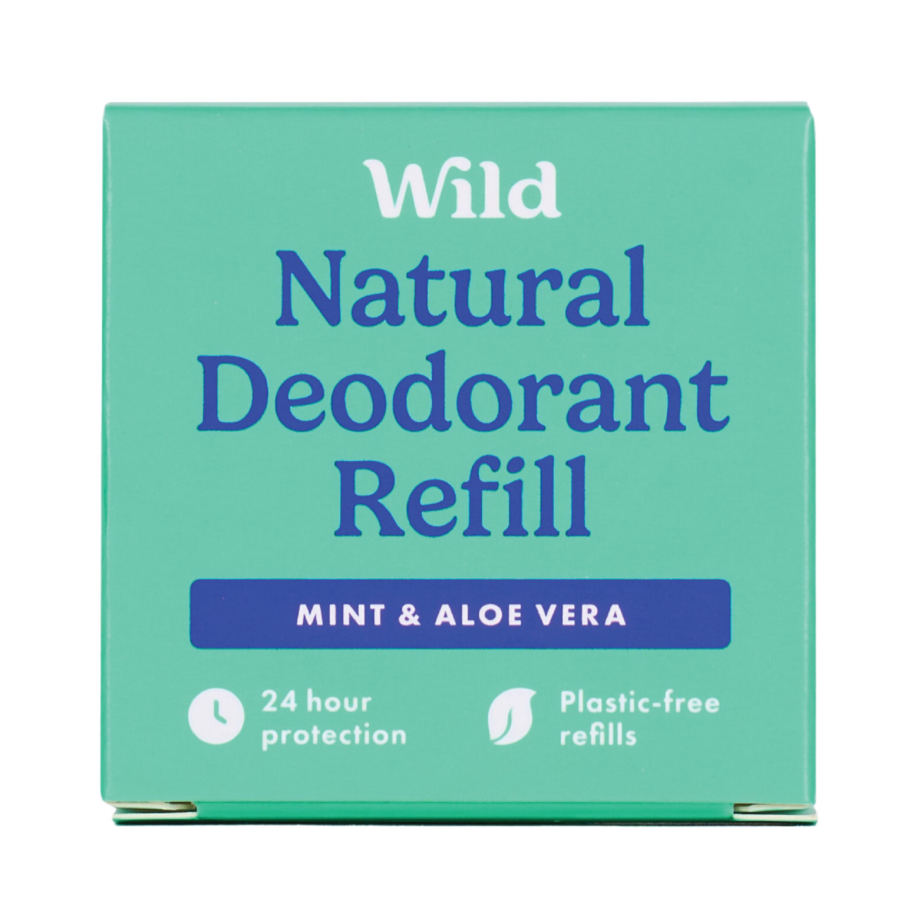 Wild Deo Mint & Aloe Vera Refill, 40 g - Deodoranter - Farmasiet.no