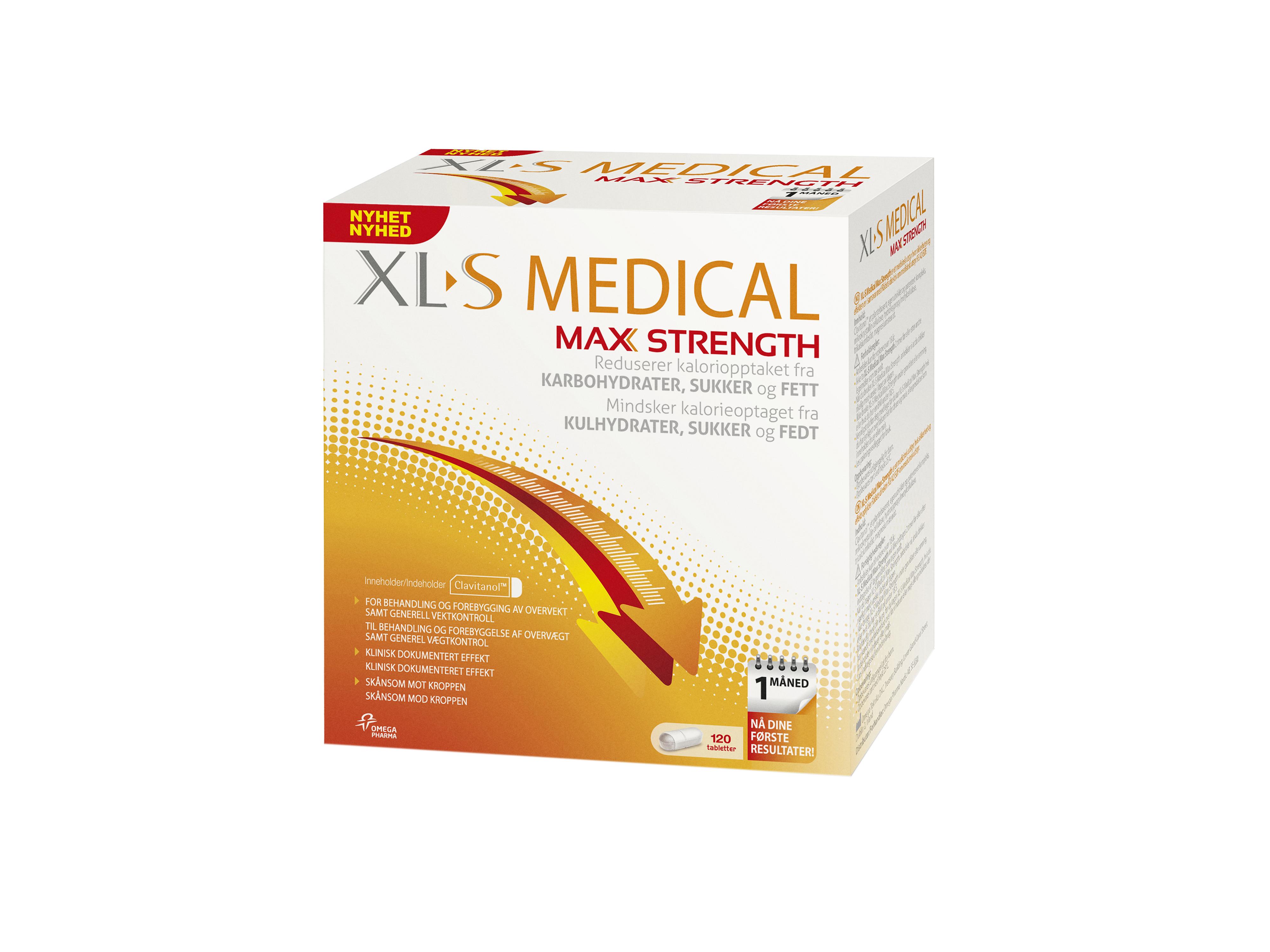 XL-S Medical Max strength tabletter, 120 stk - Ned i vekt - Farmasiet.no
