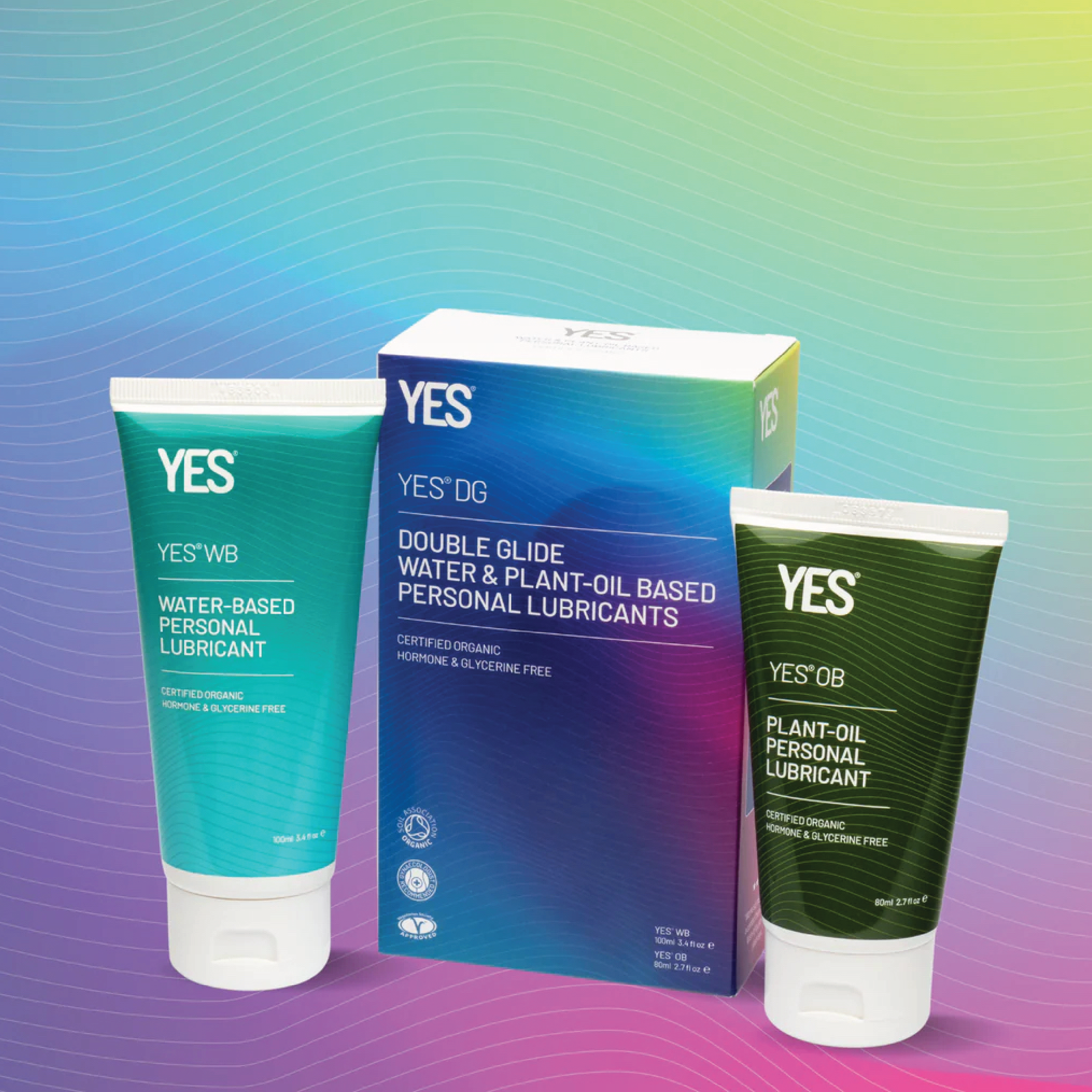 YES DG kombinasjonspakke glidemidler, 100 ml + 80 ml - Glidemidler ...