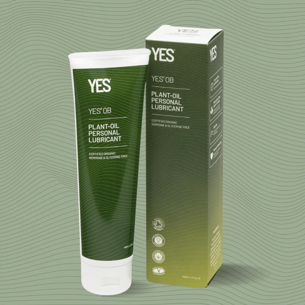 YES OB Planteoljebasert Glidemiddel, 140 ml - Glidemidler - Farmasiet.no